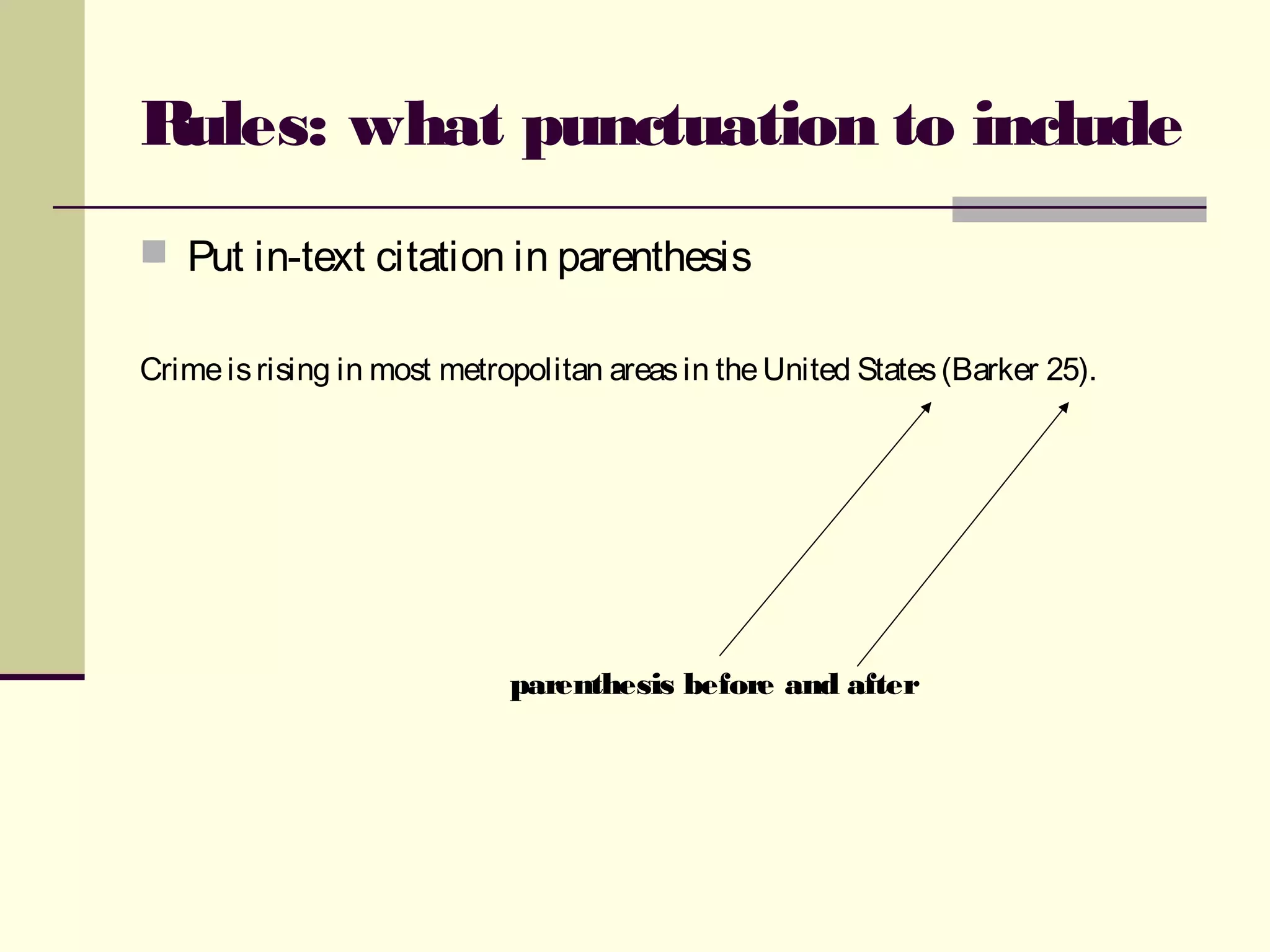 In-Text Citations (essay-writing) | PPT