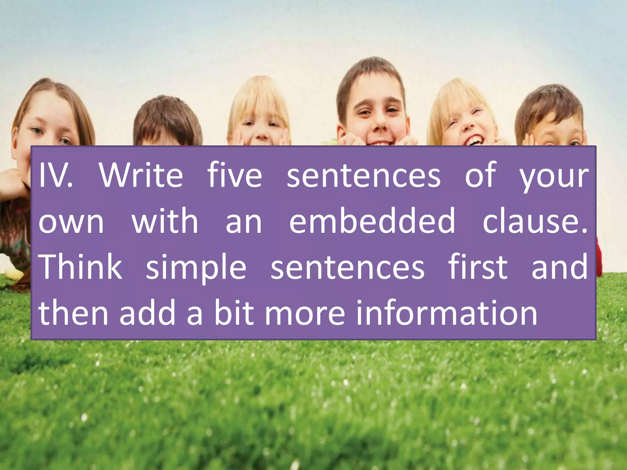 Embedded clause | PPTX