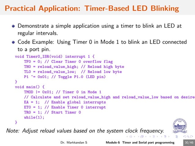 Embedded C Programming Module 6 Presentation | PDF | Computing | Technology & Computing