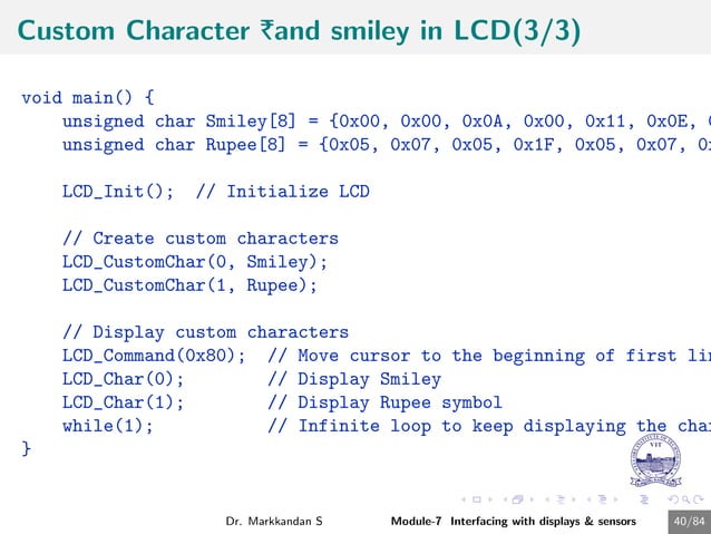 Embedded C Programming Module 7 Presentation | PPT