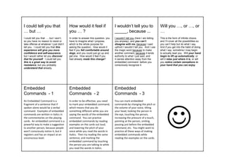 Embedded Commands | PDF