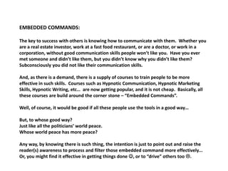 Embedded Commands | PDF