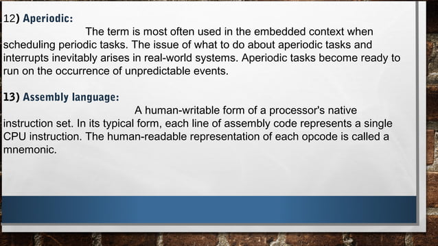 Embedded computer system | PPT | Programming Languages | Computing