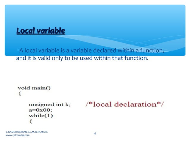 Embedded C Program And Programming Structure For Beginners Ppt