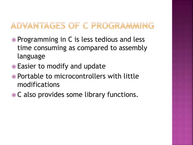 Embedded c programming | PPT