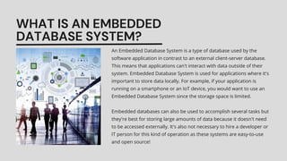 In A Nutshell: Embedded Database Systems | PDF
