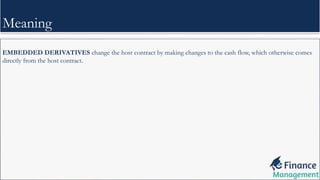 Embedded Derivatives | PPTX | Stocks and Bonds | Personal Investing