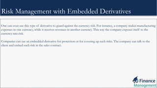 Embedded Derivatives | PPTX | Stocks and Bonds | Personal Investing