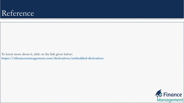 Embedded Derivatives | PPTX | Stocks and Bonds | Personal Investing