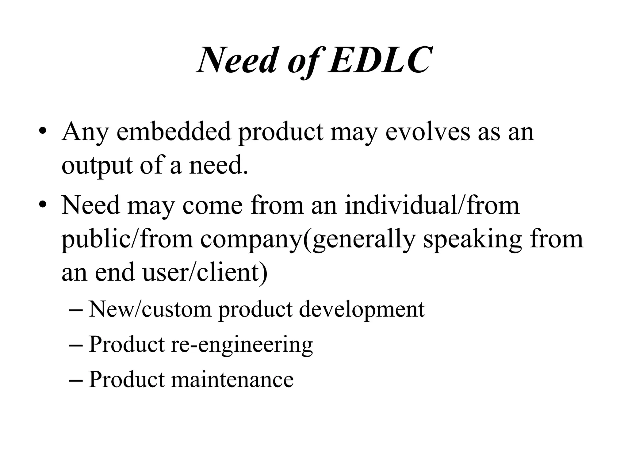 Embedded development life cycle | PPTX