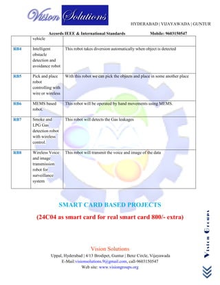 IEEE EMBEDDED ECE PROJECT LIST | PDF