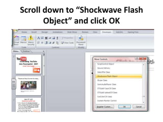 Embedding Videos into Powerpoint | PPT
