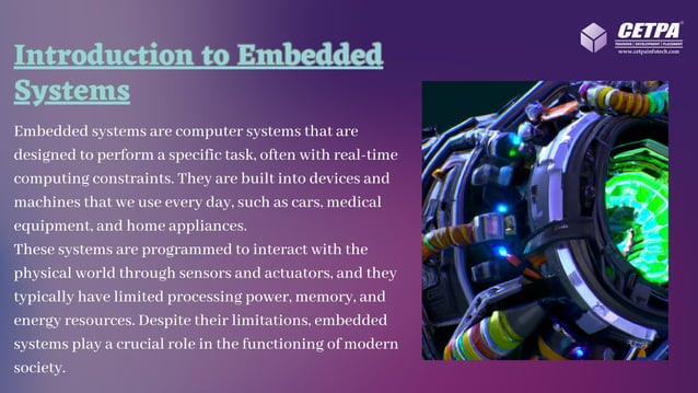 Embedded Systems Bootcamp: Learn, Build, Innovatev | PPT