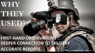 Embedded journalism | PPTX | Media Industry | Industries