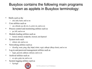 EMBEDDED KERNEL and its COMPONENTS.pptx