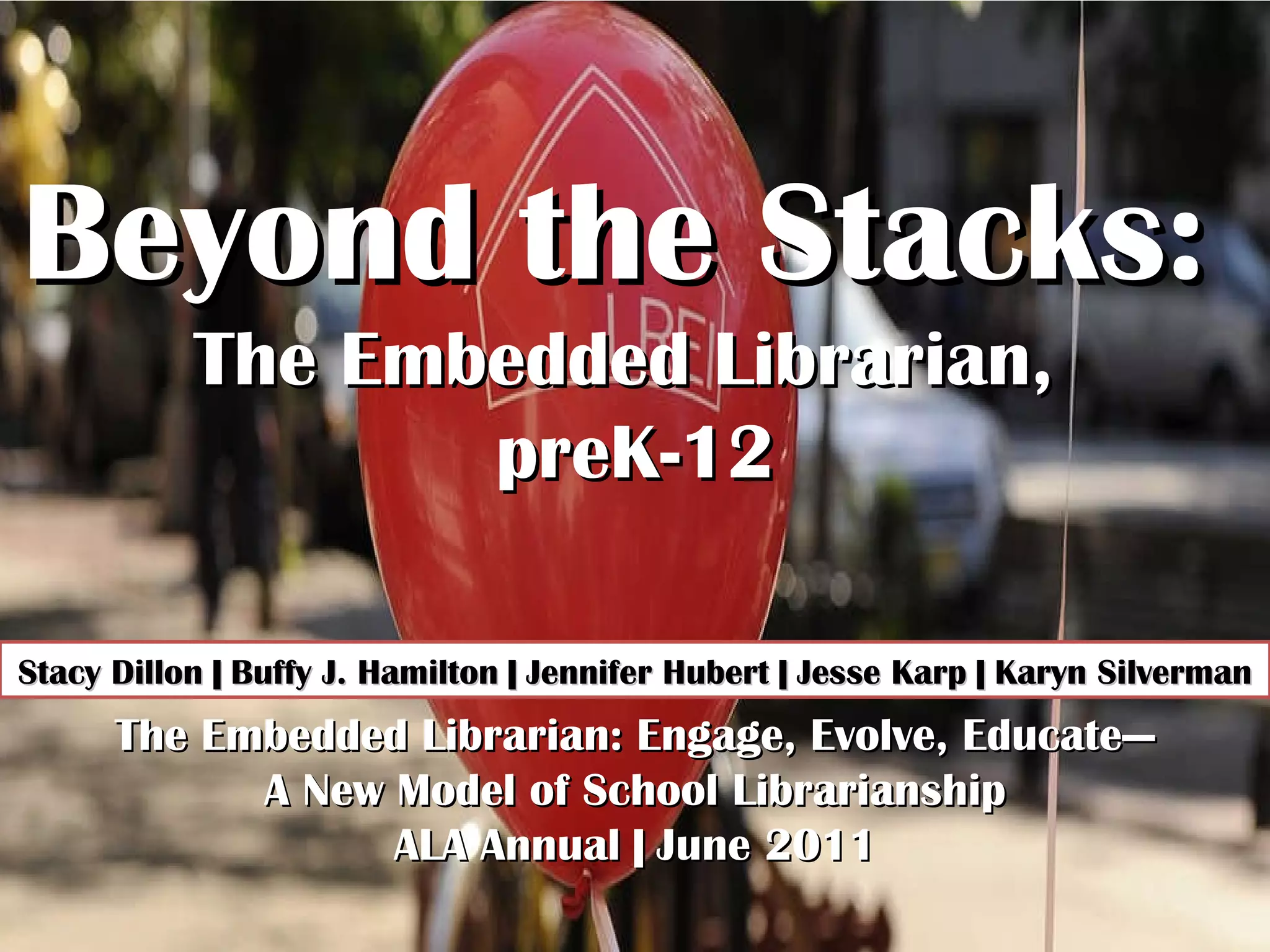 Embedded Librarian-ALA 2011 | PPT