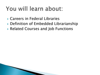 Embedded librarian | PPT