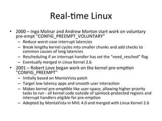 Embedded Linux Evolution | Turing Techtalk | PPT