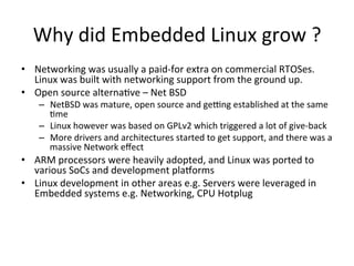 Embedded Linux Evolution | Turing Techtalk | PPT