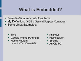 Embedded Linux Odp | PPT