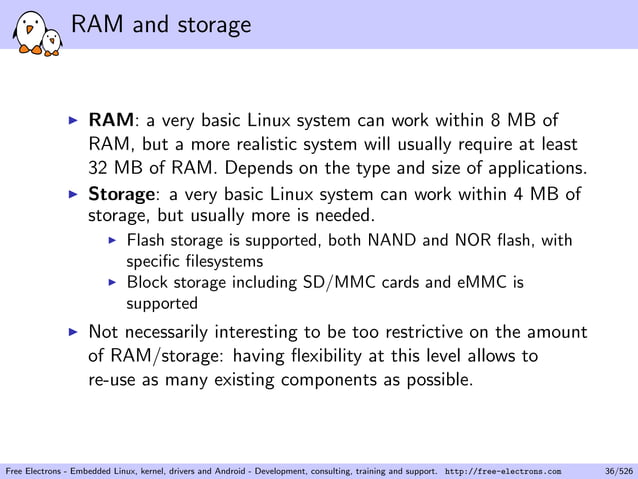 Embedded linux system development (slides) | PPT