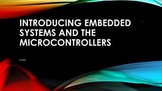 Embedded training in chennai | PPT