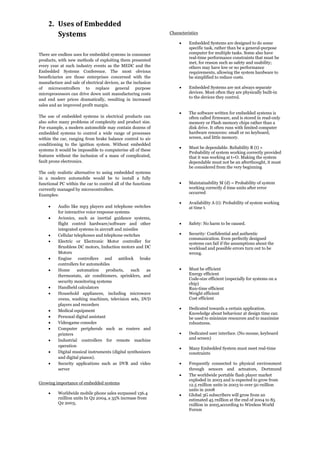 Embedded operating systems | PDF