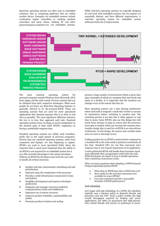 Embedded operating systems | PDF