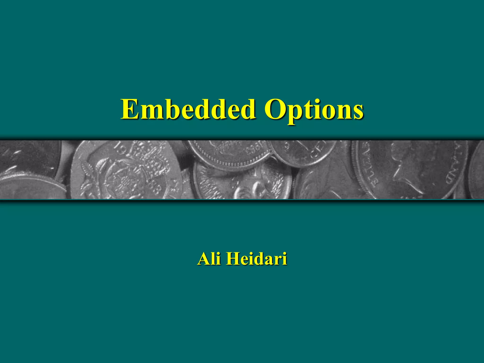 Embedded options | PPT