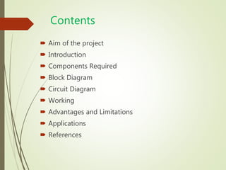 Bidirectional Visitor Counter using IR sensors and Arduino Uno R3 | PPTX