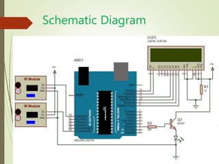 Bidirectional Visitor Counter using IR sensors and Arduino Uno R3 | PPTX