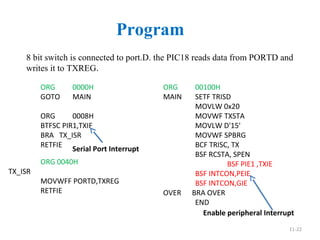 Interrupts for PIC18 | PPT