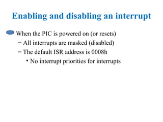 Interrupts for PIC18 | PPT