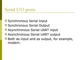 Embedded systems and its ports | PPT