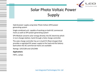 Leo Embedded Solutions | PPT