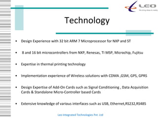 Leo Embedded Solutions | PPT