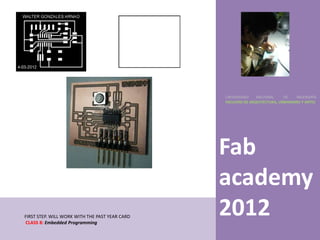 Embedded programming class 8 | PPT