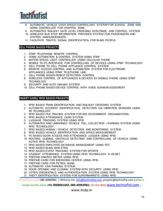 Embedded project list | DOCX