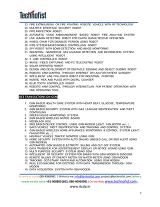 Embedded project list | DOCX