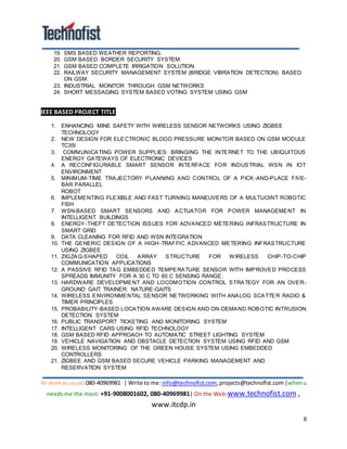 Embedded project list | DOCX