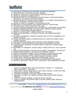 Embedded project list | DOCX
