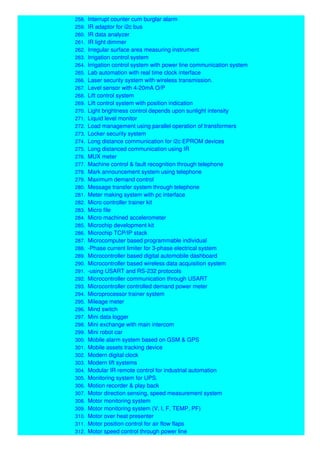 Embedded projects | PDF