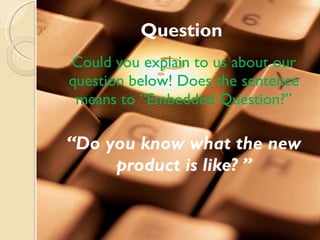Embedded question | PPT