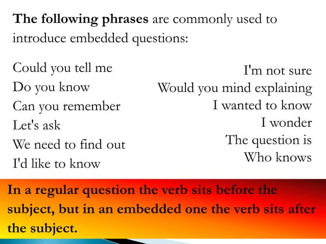 Embedded Question | PPTX