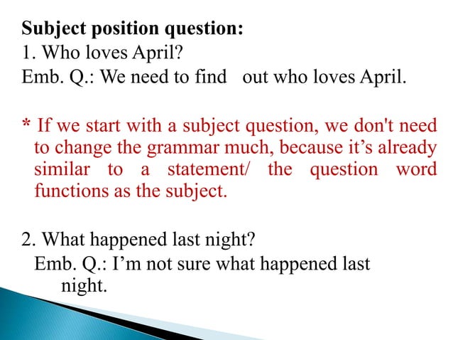 Embedded Question | PPTX