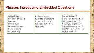 Embedded questions | PPTX