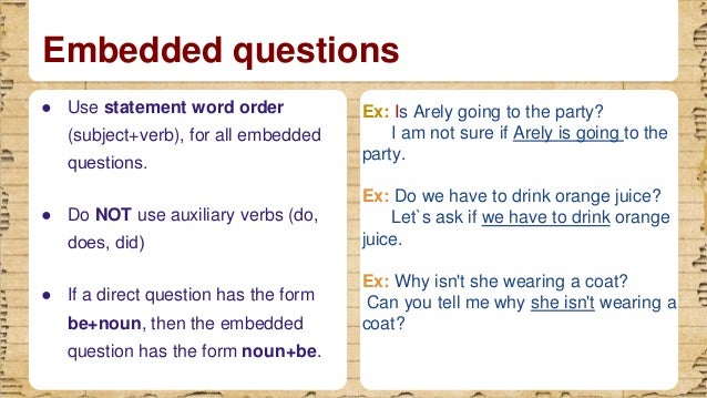 Embedded Questions embedded-questions