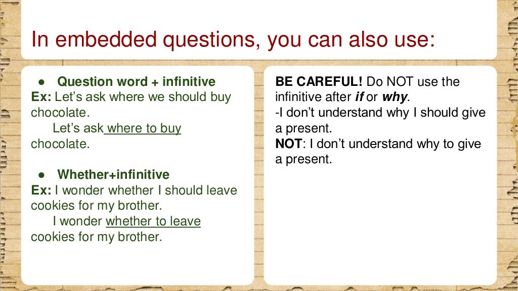 Embedded Questions embedded-questions
