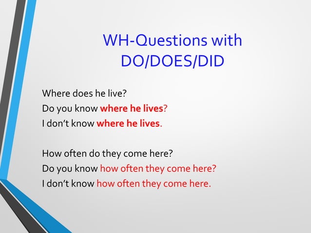Embedded questions | PPT
