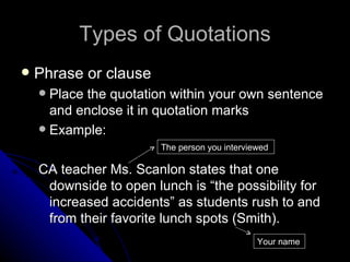 Embedded quotes | PPT